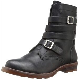 Urban Outfitters | Shoes | Nib Black Military Stud Back Combat Boot ...